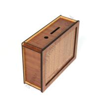 China Wooden Piggy Bank for Kids Adult, Reusable Money Box with Counting Target and Numbers to Check for Boys Girls for sale