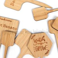 China Bamboo Plant Label Stakes Wooden Garden Plant Markers Nursery Garden Markers for Seed Potted Herbs Vegetable Flowers for sale