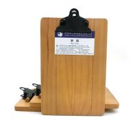 China Wooden Clipboard Low Profile Hardboard Wooden Clipboard Writing Board Drawing Board Wooden Folder for sale