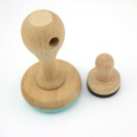 China Childrens Toy Silk Printing Cartoon Cookie Stamp Gift Custom Wooden Toy Stamp for sale