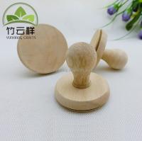 China 70mm Untreated Antique Wooden Stamps Handle Wooden Stamps for sale