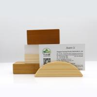 China Desktop Bamboo  business Card holder /memo holder for sale