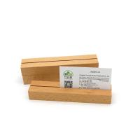 China Wooden Menu Base Table Top Memo Stand for sale