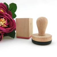 China Natural Wood Stamp Handle, Children's Montessori Stamp Toys for sale