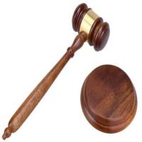China Factory Custom Solid Wooden Gavel Hammer Sound Block Set For Lawyer Judge for sale