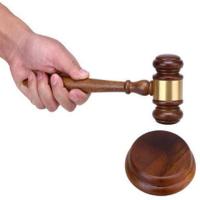 China Factory Custom Solid Wooden Gavel Hammer Sound Block Set For Lawyer Judge for sale