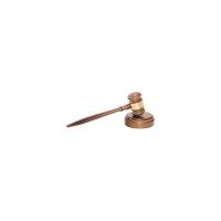 China Factory Custom Solid Wooden Gavel Hammer Sound Block Set For Lawyer Judge for sale