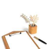 China Wooden Menu Clipboard. Versatile Folder Board  Ideal for Writing. Sturdy Board and Clip. Cardboard and Wood. for sale