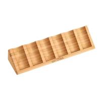China amboo Wood Essential Oil Bottle Storage Holder wooden display stand for sale