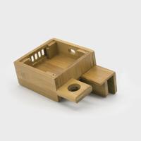 China Bamboo Charging Station Dock for 3/4/5  Ports USB Charger,Desktop Docking Station Organizer for Cellphone,Smart Watch,Tablet for sale