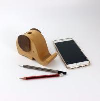 China Decorative wooden animal cell phone holder stand for sale