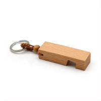 China Multifunctional Wooden Mobile Phone Holder Key Ring Fashion Simple for sale