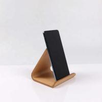 China Bent Wood Cell Phone Holder Stand Wood Tablet Holder for sale