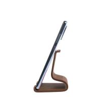 China Bent Wood Cell Phone Holder Stand Wood Tablet Holder for sale