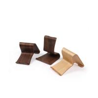 China Bent Wood Cell Phone Holder Stand Wood Tablet Holder for sale
