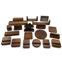 China Natural Bamboo Desktop Tablet Wooden Cell Phone Stand Wooden Card Calendar Holder Custom Assorted Holder for sale
