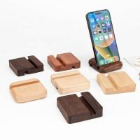 China Natural Bamboo Desktop Tablet Wooden Cell Phone Stand Wooden Card Calendar Holder Custom Assorted Holder for sale