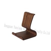 China Wood Cell Phone Holder Stand, Wood Tablet Holder Wooden Desktop Dock Cradle for All Smartphones for sale