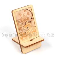 China Urban Creative Wooden Mobile Phone Holder City Tourism Surrounding Gifts Ornaments Souvenirs for sale