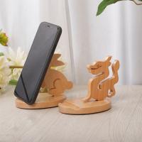China Custom Assorted Animals Wooden Mobile Phone Holder for Indoor Use to Relieve Fatigue for sale