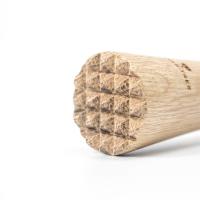 China Wooden Mojito Muddler Bar Tool Ice Crusher & Canvas Bag Set | Make Cocktails Drinks And Crushed Ice With Ease for sale