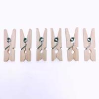 China 25MM colorful wooden clip silver /black storage  black photo clip children's DIY handmade note clip for sale
