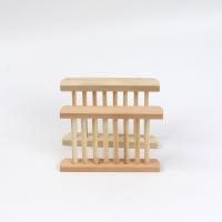 China Bathroom Wooden Soap Case,  Home Hand Craft Bathtub Shower Dish, Rectangular, Natural Wooden Holder for Sponges, Scrubber for sale