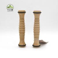 China Healifty Wooden Foot Roller Massager Light Weight Yoga Relax Rod Massage Stick for Full Body for sale