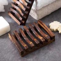China Natural Wooden Bamboo Soap Dish, Soap Dish Wooden Shower for sale