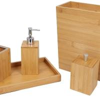 China Modern Home Deco Bathroom Items Wooden Bathroom Accessories for sale