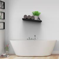 China Customized Wooden Floating Toilet Paper Shelf Storage - Bathroom Wall Decorations, Tilted Wall Toilet Paper Holder for sale