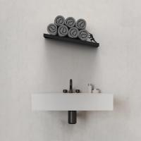 China Customized Wooden Floating Toilet Paper Shelf Storage - Bathroom Wall Decorations, Tilted Wall Toilet Paper Holder for sale
