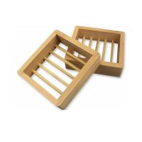 China Natural  bamboo soap holder/ wood soap dishes for sale