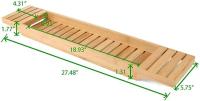 China Customized Bathroom Items Soap Bamboo Bath Tray Razors Bathroom Shower Organizer for sale