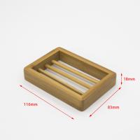 China Natural Bamboo  soap dish /Bathroom soap holder/ Bamboo soap tray for sale