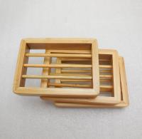 China Natural Bamboo  soap dish /Bathroom soap holder/ Bamboo soap tray for sale