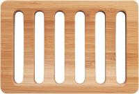 China Eco Friendly Natural Wooden Soap Storage Rack Bamboo Wood Soap Dish Holder for Bathroom for sale