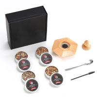 China Hot Sale Wooden Cocktail Smoker Kit with Wooden Box Premium Wood Shavings and Essential Bar Tools for sale