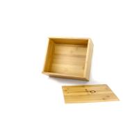 China Wooden Bamboo Stash Box With Mirror Customized Jewellery Organiser Box for sale