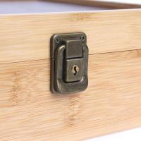 China Handmade Timber Jewelry Box 100% Bamboo Storage Box Wooden Watch Box for sale