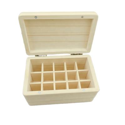 China Wooden Essential Oil Storage Box Home Fragrance Carrier Case, Aromatherapy Organizer Makeup Nail Polish Perfume Container for sale