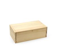 China Unfinished Pine Wood Jewelry Display Cases Personalised Jewellery Box With Locking for sale