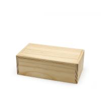 China Unfinished Pine Wood Jewelry Display Cases Personalised Jewellery Box With Locking for sale