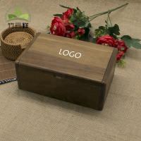 China Wooden Watch Box Handicraft Box With Metal Hinge And Magnet(Retro Color) for sale