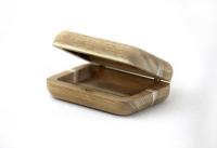 China Natural Acacia Wood Soap Holder Wooden Soap Saver Wood Soap Tray for Bathroom Shower Travel for sale