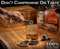 China Gift Cocktail Box Kit For Men UV Printing Whiskey Stone And Glass Set for sale