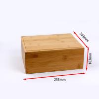 China Handmade Large Stash Box - Storage For Herbs and Accessories | 100% Bamboo w/Natural Finish  box for sale