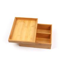 China Handmade Large Stash Box - Storage For Herbs and Accessories | 100% Bamboo w/Natural Finish  box for sale