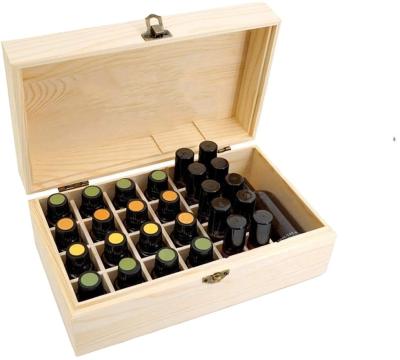 China wooden Essential Oil Box  Wooden Storage Container Holds  Bottles  Multi-Tray Organizer for sale