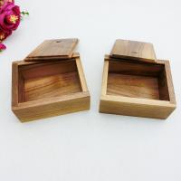 China smaller walnut USB storage box / walnut soap box /smaller ear ring box for sale